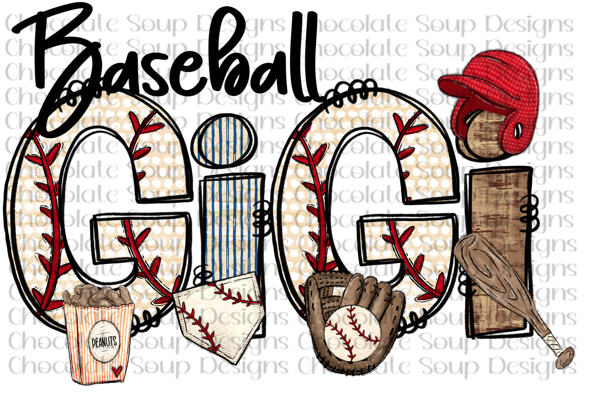 Baseball GiGi – Chocolate Soup Designs