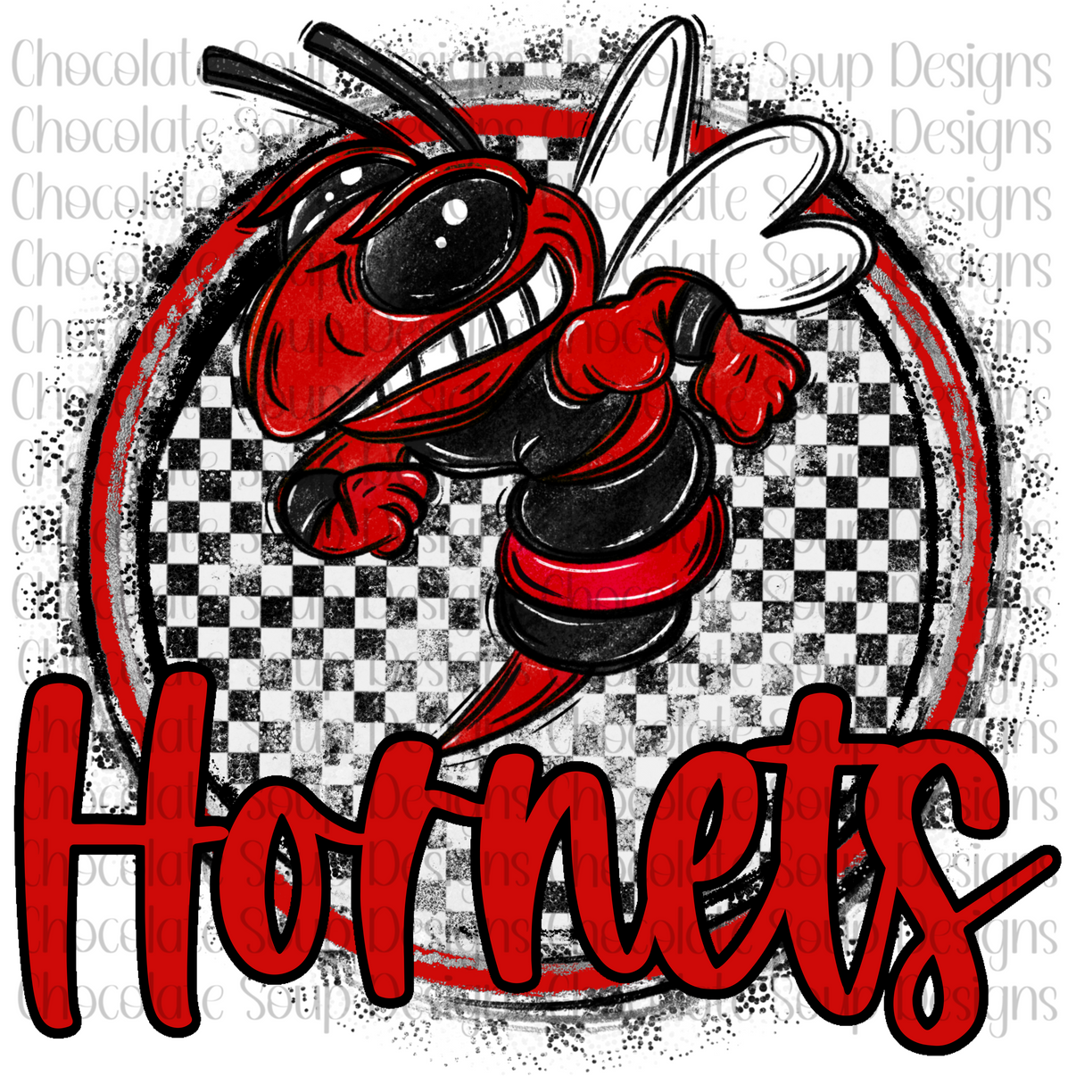 Hornets Blue Gold – Chocolate Soup Designs