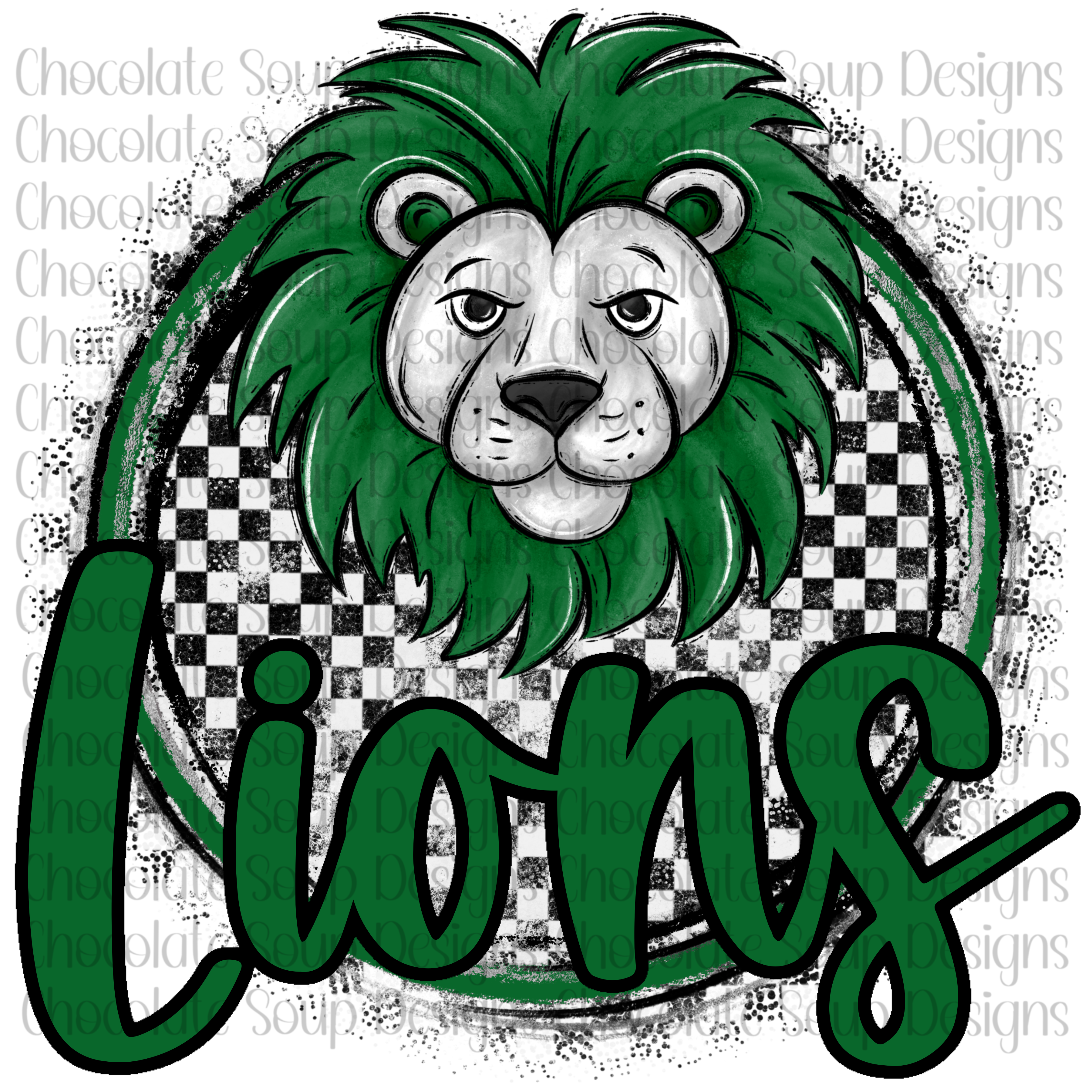 Lions-Green – Chocolate Soup Designs