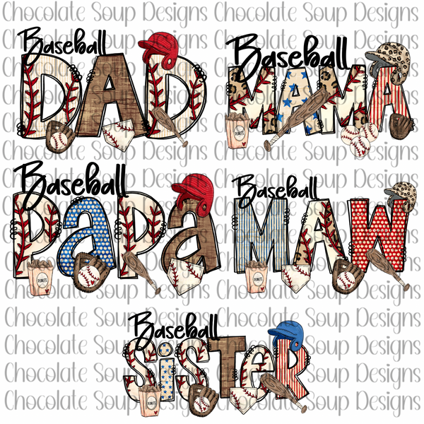 Baseball Bundle – Chocolate Soup Designs