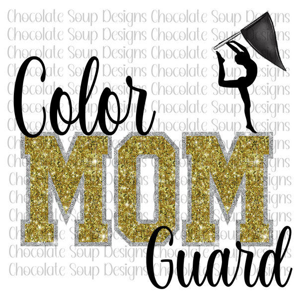 Color Guard Mom Gold – Chocolate Soup Designs
