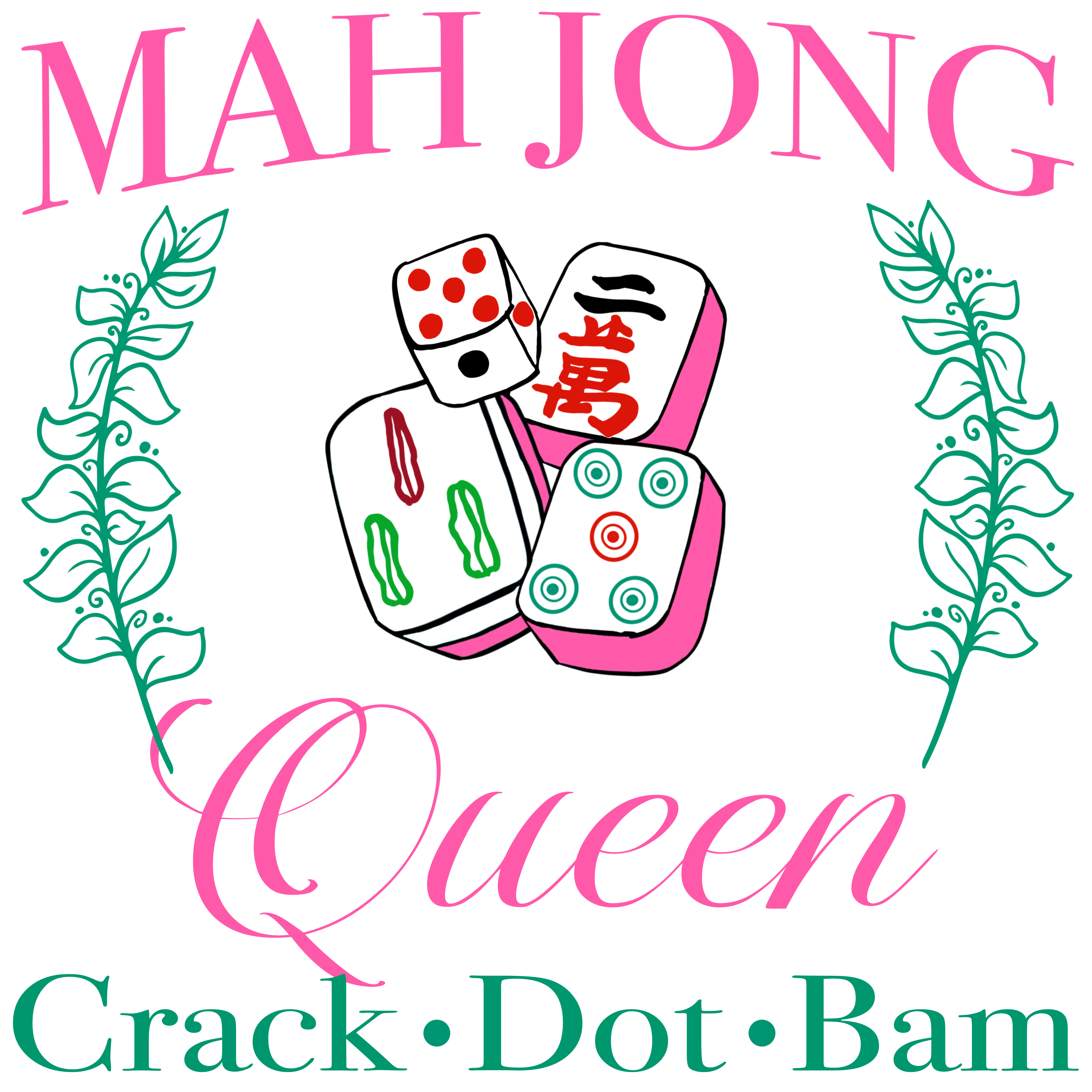 MahJong Social Club Queen – Chocolate Soup Designs