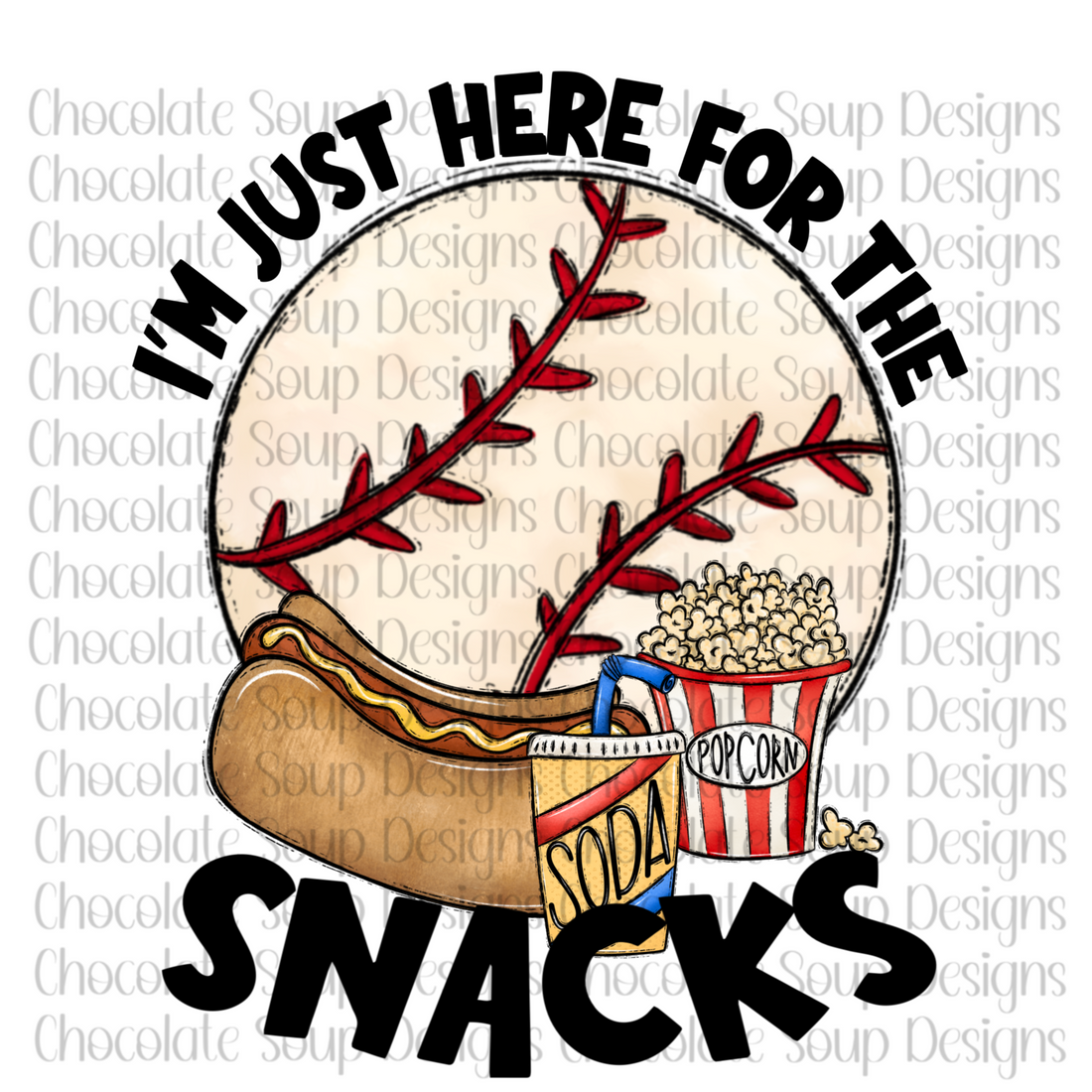 Baseball Snacks – Chocolate Soup Designs